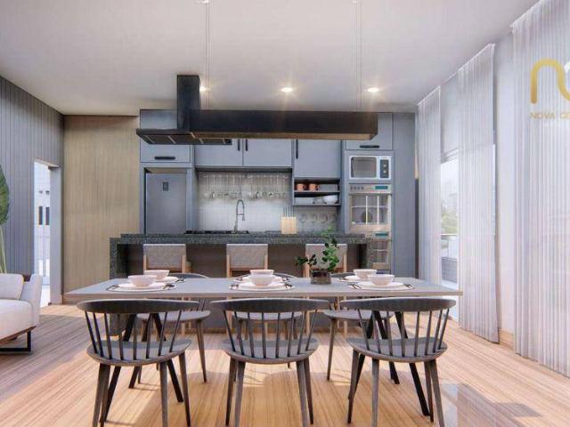 Apartamento em Vila Caiçara, Praia Grande/SP de 79m² 2 quartos à venda por R$ 549.000,00