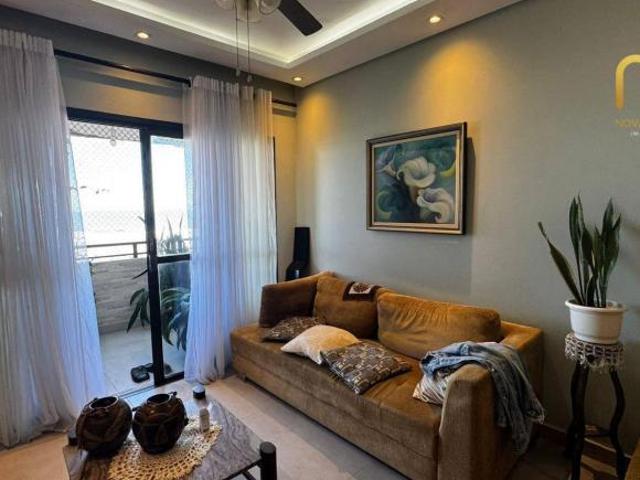 Apartamento em Vila Caiçara, Praia Grande/SP de 92m² 3 quartos à venda por R$ 585.000,00