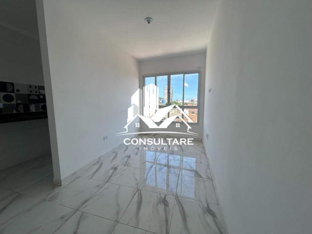 Apartamento em Vila Cascatinha, São Vicente/SP de 52m² 2 quartos à venda por R$ 307.000,00