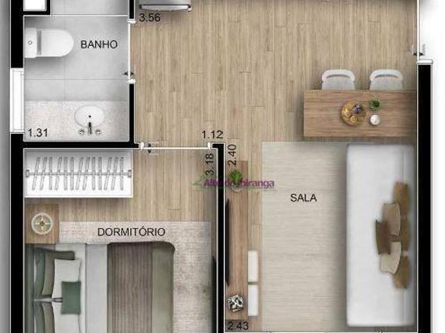 Apartamento em Vila Clementino, São Paulo/SP de 31m² 1 quartos à venda por R$ 515.642,00