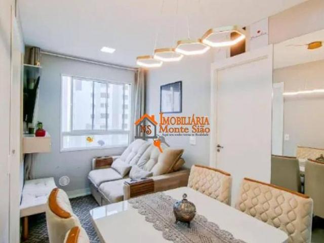 Apartamento em Vila das Bandeiras, Guarulhos/SP de 36m² 2 quartos à venda por R$ 320.000,00