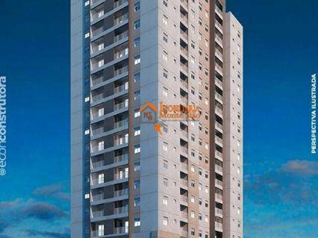 Apartamento em Vila das Bandeiras, Guarulhos/SP de 43m² 2 quartos à venda por R$ 414.900,00