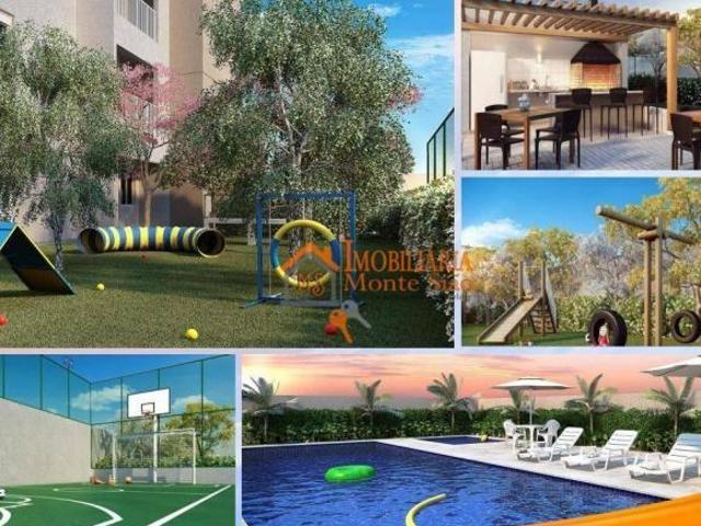 Apartamento em Vila das Bandeiras, Guarulhos/SP de 55m² 2 quartos à venda por R$ 463.800,00