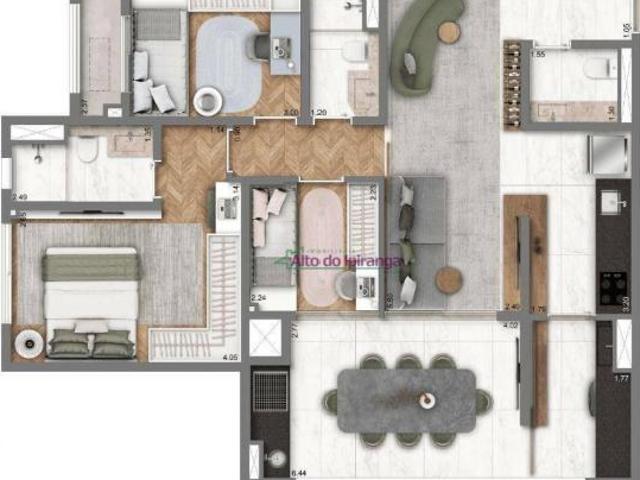 Apartamento em Vila Dom Pedro I, São Paulo/SP de 87m² 3 quartos à venda por R$ 1.263.103,00
