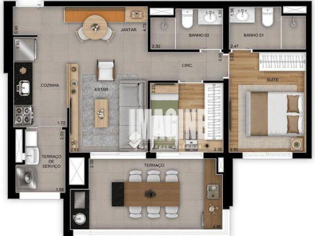 Apartamento em Vila Ema, São Paulo/SP de 65m² 2 quartos à venda por R$ 683.000,00