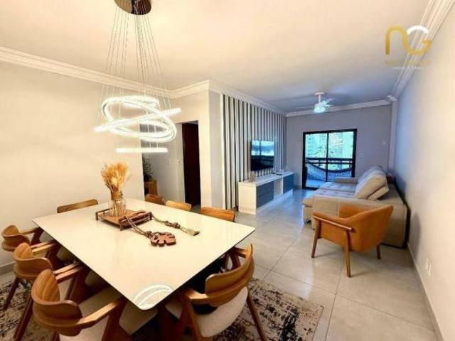 Apartamento em Vila Guilhermina, Praia Grande/SP de 118m² 3 quartos à venda por R$ 849.000,00