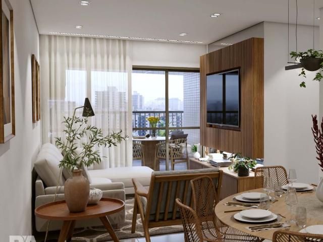Apartamento em Vila Guilhermina, Praia Grande/SP de 119m² 3 quartos à venda por R$ 779.000,00