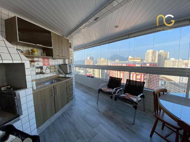 Apartamento em Vila Guilhermina, Praia Grande/SP de 126m² 3 quartos à venda por R$ 829.000,00