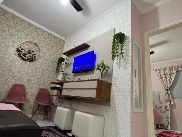 Apartamento em Vila Guilhermina, Praia Grande/SP de 37m² 1 quartos à venda por R$ 280.000,00