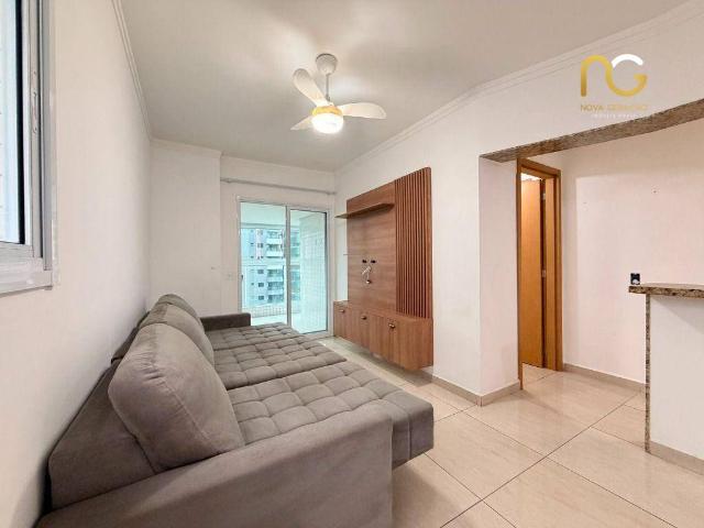 Apartamento em Vila Guilhermina, Praia Grande/SP de 45m² 1 quartos à venda por R$ 404.000,00