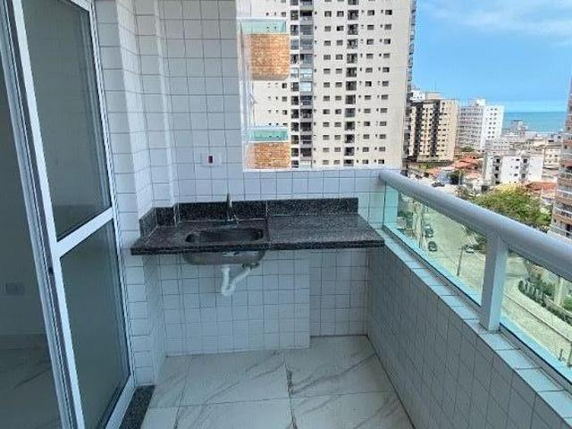 Apartamento em Vila Guilhermina, Praia Grande/SP de 45m² 1 quartos à venda por R$ 360.000,00