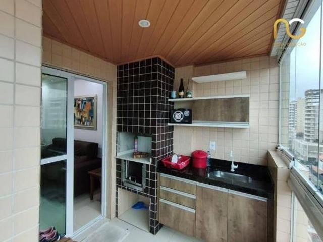 Apartamento em Vila Guilhermina, Praia Grande/SP de 45m² 1 quartos à venda por R$ 390.000,00