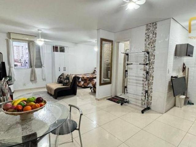 Apartamento em Vila Guilhermina, Praia Grande/SP de 47m² 1 quartos à venda por R$ 200.000,00
