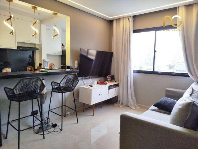 Apartamento em Vila Guilhermina, Praia Grande/SP de 50m² 1 quartos à venda por R$ 314.900,00