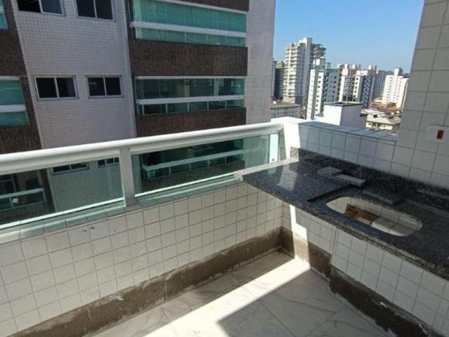 Apartamento em Vila Guilhermina, Praia Grande/SP de 51m² 1 quartos à venda por R$ 335.000,00