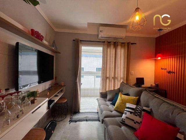 Apartamento em Vila Guilhermina, Praia Grande/SP de 53m² 1 quartos à venda por R$ 384.000,00