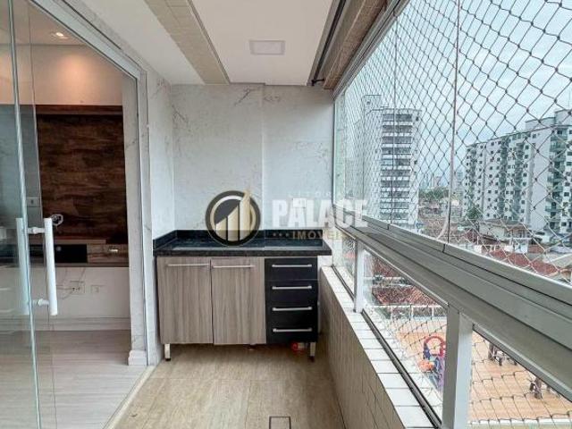 Apartamento em Vila Guilhermina, Praia Grande/SP de 68m² 2 quartos à venda por R$ 620.000,00