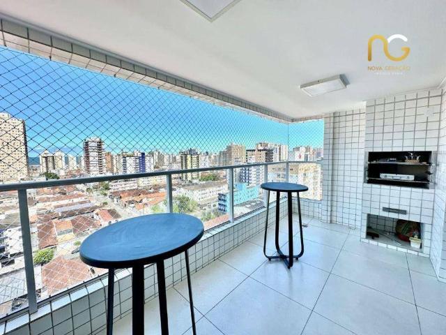 Apartamento em Vila Guilhermina, Praia Grande/SP de 63m² 2 quartos à venda por R$ 445.000,00