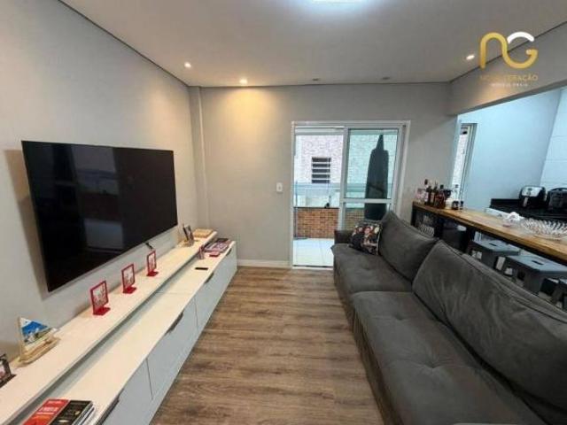 Apartamento em Vila Guilhermina, Praia Grande/SP de 63m² 2 quartos à venda por R$ 510.000,00