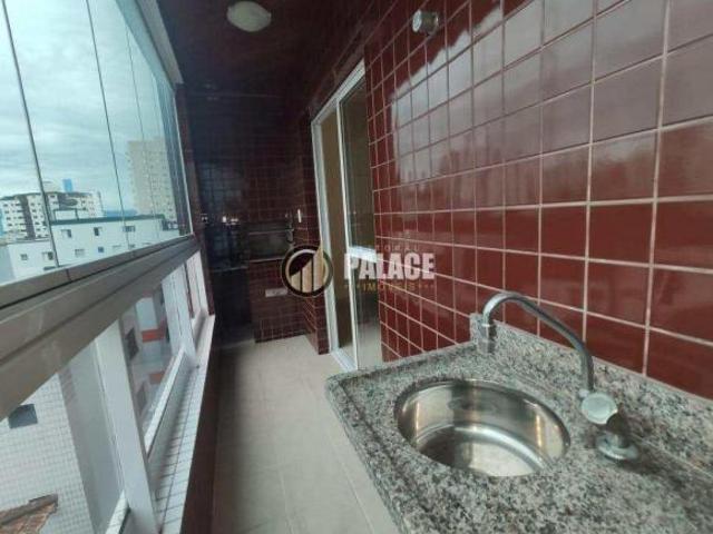 Apartamento em Vila Guilhermina, Praia Grande/SP de 75m² 2 quartos à venda por R$ 450.000,00