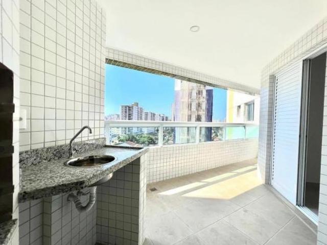 Apartamento em Vila Guilhermina, Praia Grande/SP de 75m² 2 quartos à venda por R$ 475.000,00