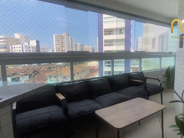 Apartamento em Vila Guilhermina, Praia Grande/SP de 75m² 2 quartos à venda por R$ 529.000,00
