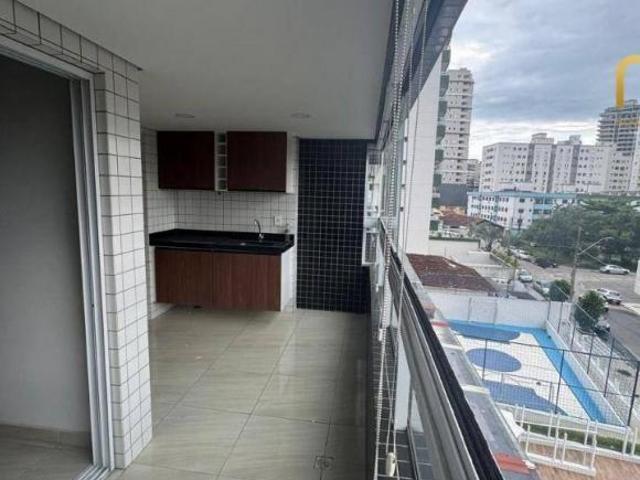 Apartamento em Vila Guilhermina, Praia Grande/SP de 76m² 2 quartos à venda por R$ 670.000,00