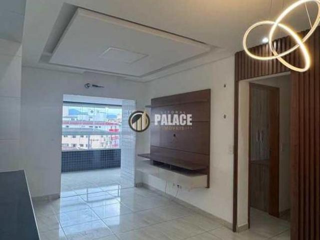 Apartamento em Vila Guilhermina, Praia Grande/SP de 77m² 2 quartos à venda por R$ 670.000,00