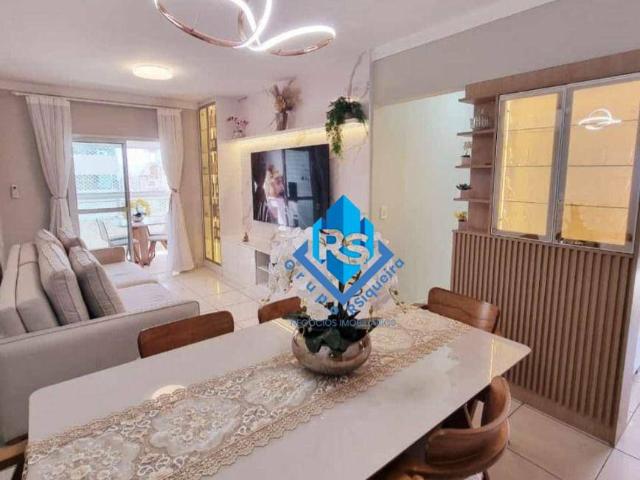 Apartamento em Vila Guilhermina, Praia Grande/SP de 86m² 2 quartos à venda por R$ 741.000,00