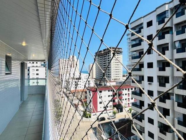 Apartamento em Vila Guilhermina, Praia Grande/SP de 87m² 2 quartos à venda por R$ 590.000,00