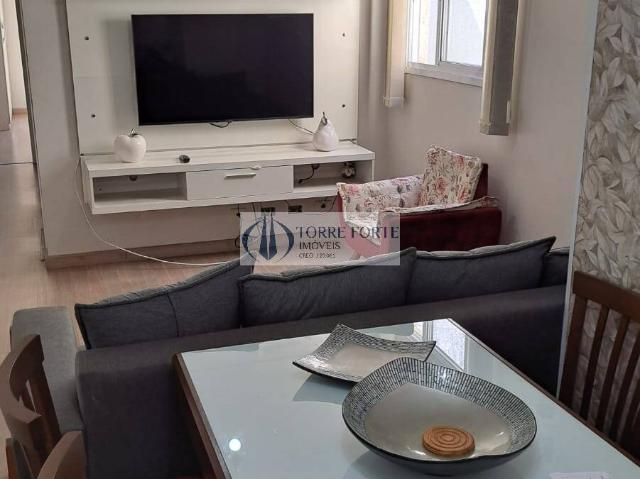 Apartamento em Vila Humaitá, Santo André/SP de 63m² 2 quartos à venda por R$ 374.000,00