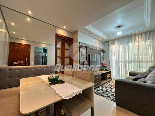 Apartamento em Vila Homero Thon, Santo André/SP de 67m² 3 quartos à venda por R$ 429.000,00
