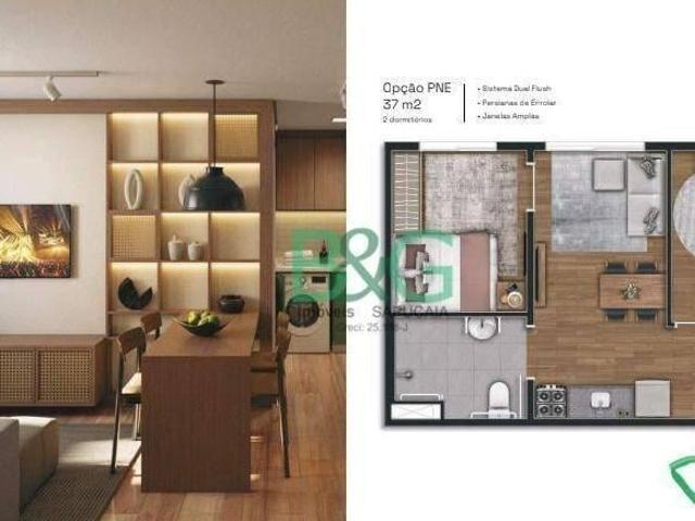 Apartamento em Vila Independência, São Paulo/SP de 37m² 2 quartos à venda por R$ 249.900,00