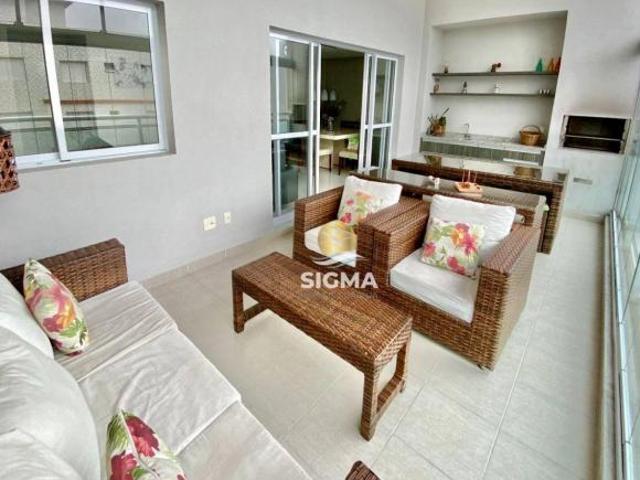 Apartamento em Vila Luis Antônio, Guarujá/SP de 134m² 4 quartos à venda por R$ 1.480.000,00