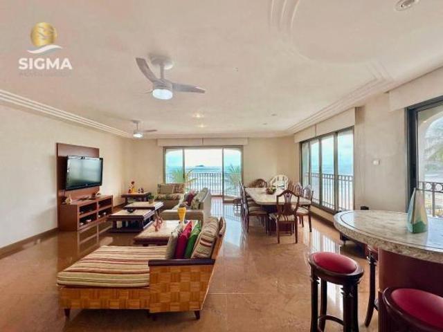 Apartamento em Vila Luis Antônio, Guarujá/SP de 205m² 4 quartos à venda por R$ 2.350.000,00