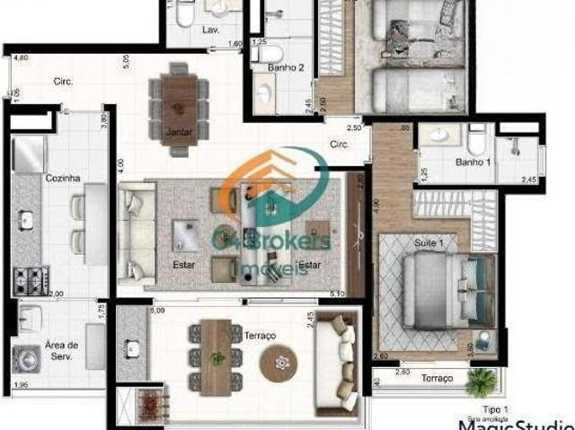Apartamento em Vila Progresso Guarulhos, SP