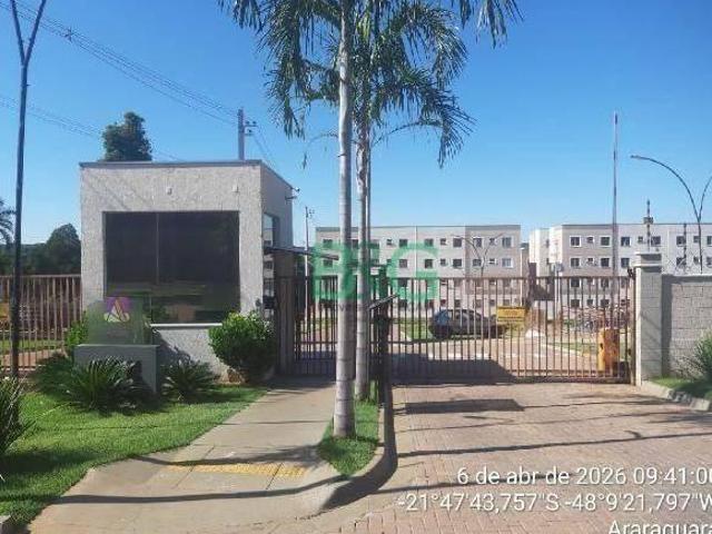 Apartamento em Vila Renata Vila Xavier, Araraquara/SP de 43m² 2 quartos à venda por R$ 174.464,03