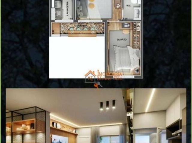 Apartamento em Vila Rosália, Guarulhos/SP de 43m² 1 quartos à venda por R$ 370.000,00