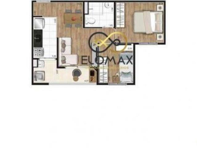 Apartamento em Vila São João, Guarulhos/SP de 43m² 2 quartos à venda por R$ 390.000,00