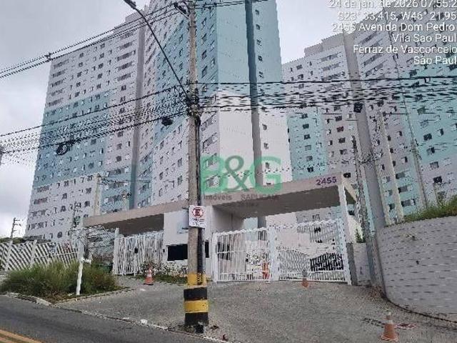 Apartamento em Vila São Paulo, Ferraz de Vasconcelos/SP de 42m² 2 quartos à venda por R$ 129.711,20