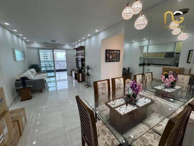 Apartamento em Vila Tupi, Praia Grande/SP de 132m² 3 quartos à venda por R$ 1.100.000,00