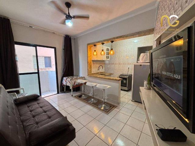 Apartamento em Vila Tupi, Praia Grande/SP de 40m² 1 quartos à venda por R$ 271.900,00