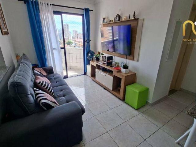Apartamento em Vila Tupi, Praia Grande/SP de 55m² 1 quartos à venda por R$ 349.000,00