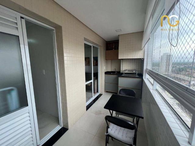 Apartamento em Vila Tupi, Praia Grande/SP de 57m² 1 quartos à venda por R$ 434.900,00