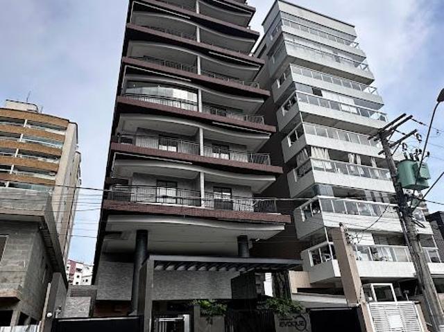 Apartamento em Vila Tupi, Praia Grande/SP de 59m² 2 quartos à venda por R$ 478.000,00