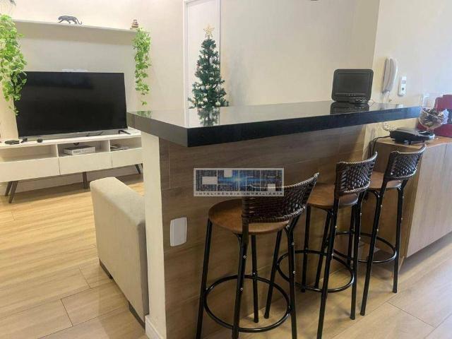 Apartamento em Vila Tupi, Praia Grande/SP de 63m² 2 quartos à venda por R$ 329.000,00