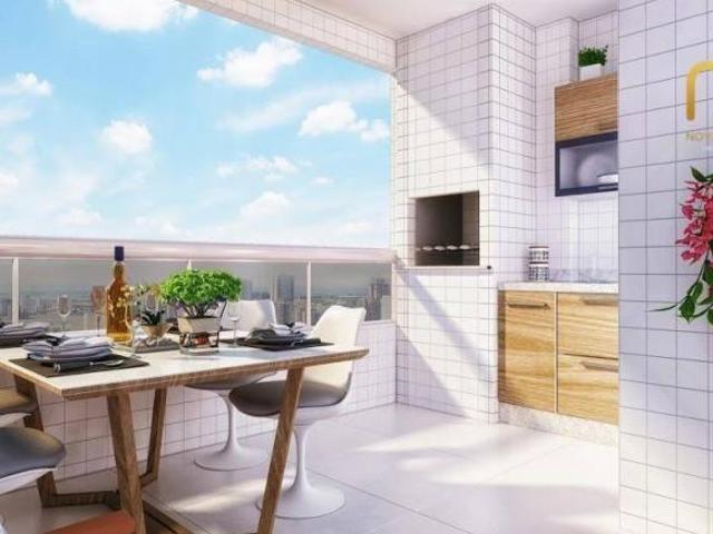 Apartamento em Vila Tupi, Praia Grande/SP de 64m² 2 quartos à venda por R$ 420.000,00
