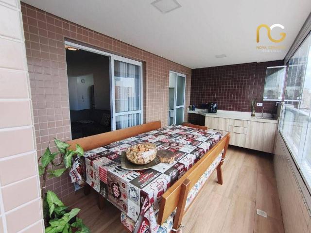 Apartamento em Vila Tupi, Praia Grande/SP de 76m² 2 quartos à venda por R$ 619.000,00