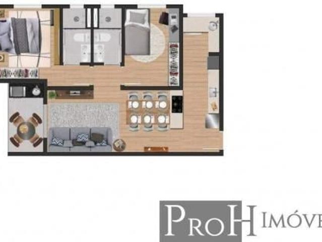Apartamento em Vila Valparaíso, Santo André/SP de 58m² 2 quartos à venda por R$ 589.000,00