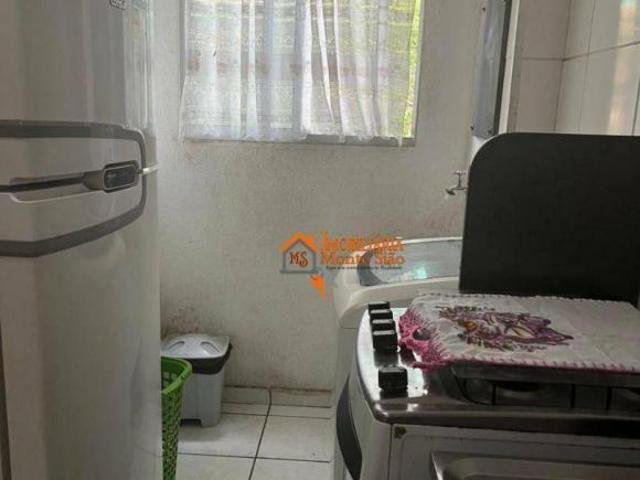 Apartamento em Água Chata, Guarulhos/SP de 55m² 2 quartos à venda por R$ 280.000,00